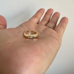 Jewelry | Catbird 14k Yellow Gold Diamond Pinky Ring Stunning | Poshmark